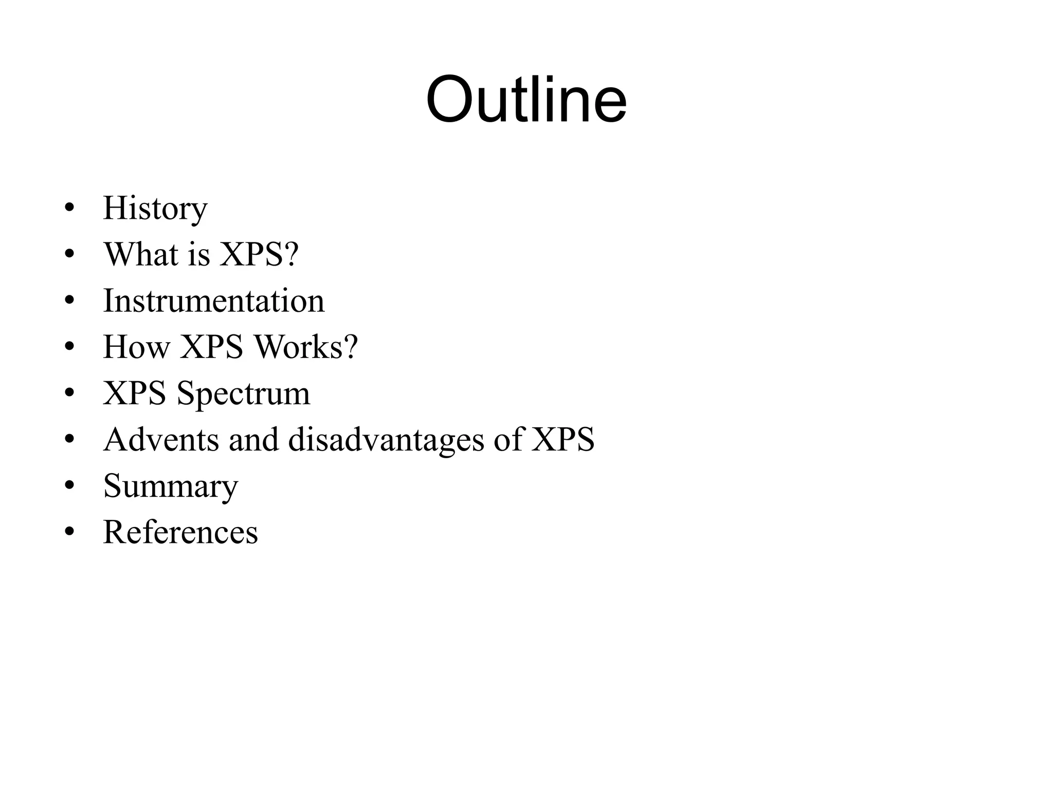 X--ray Photoelectron Sepctroscopy (XPS).ppt