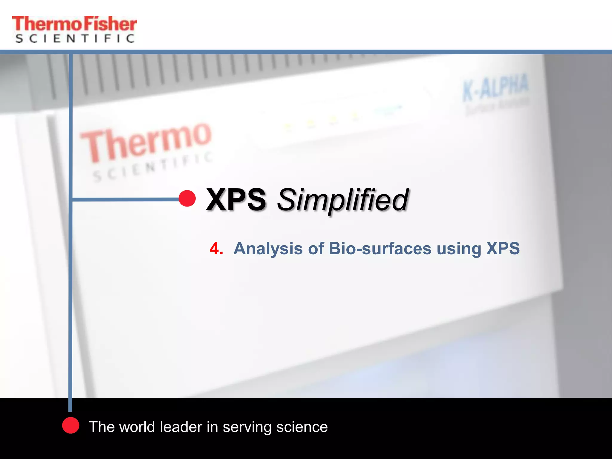 Xps simplified 4 biosurfaces q1 webinar_draft1 | PPTX | Chemistry | Science