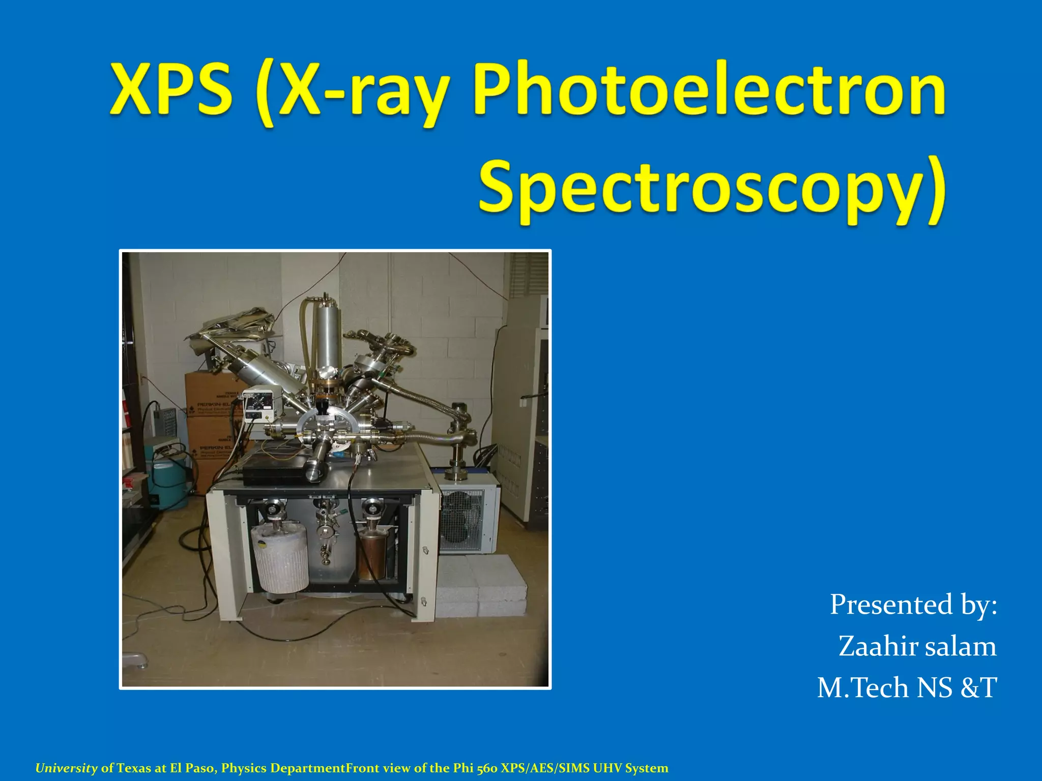 Xps (x ray photoelectron spectroscopy) | PDF