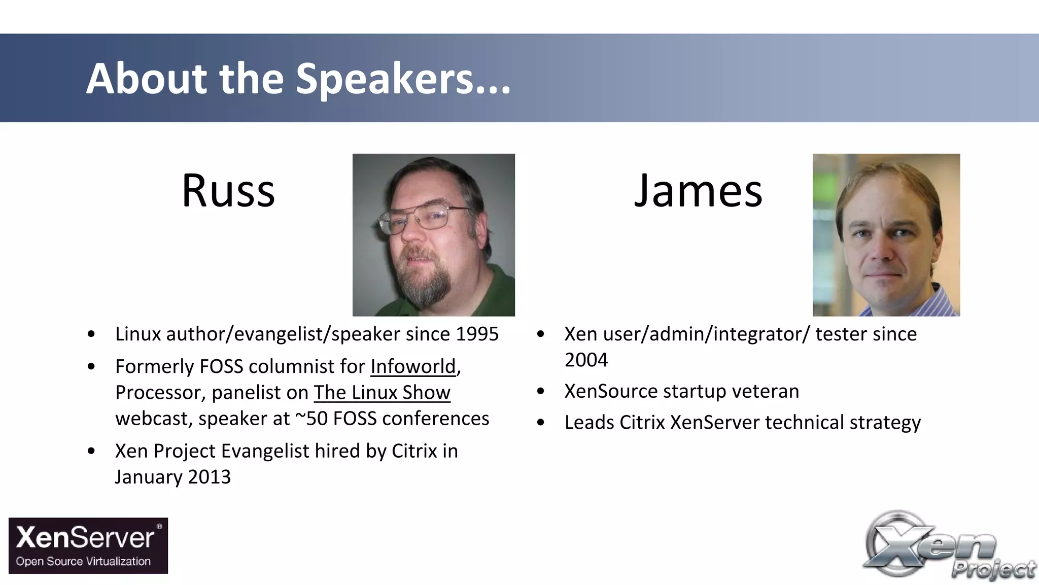 Xen, XenServer, and XAPI: What’s the Difference?-XPUS13 Bulpin,Pavlicek ...