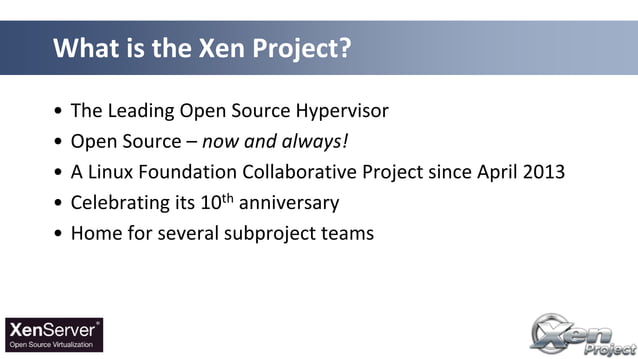 Xen, XenServer, and XAPI: What’s the Difference?-XPUS13 Bulpin,Pavlicek | PPT
