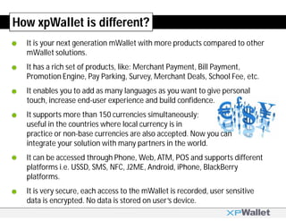 Xp wallet mobile wallet solution | PPT