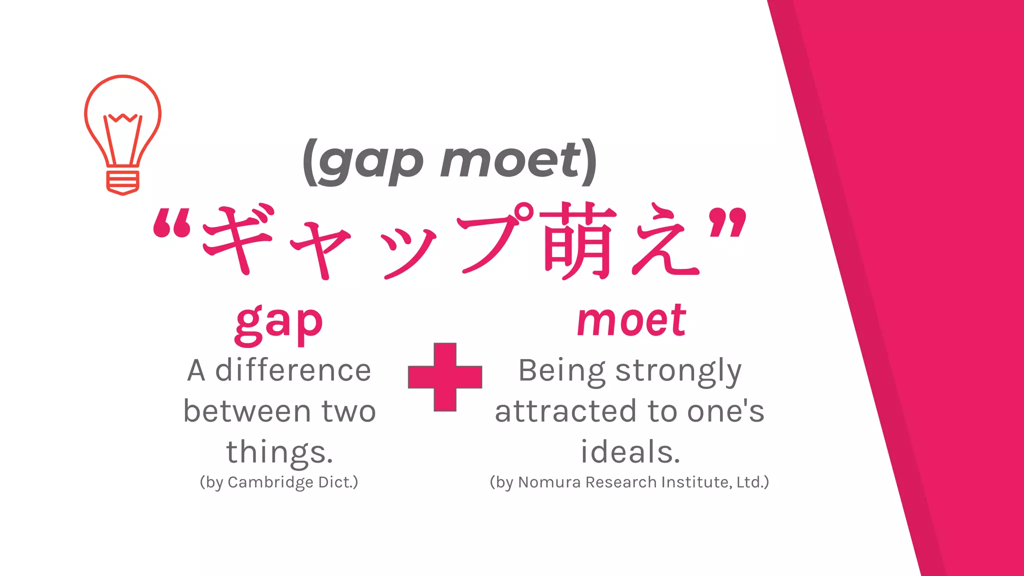 ギャップ萌え(Gap moe) ~ A Japanese culture to enjoy someone's gaps ~ | PPTX