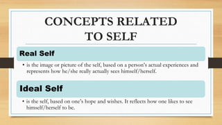Understanding and Enhancing One's Self | PPTX