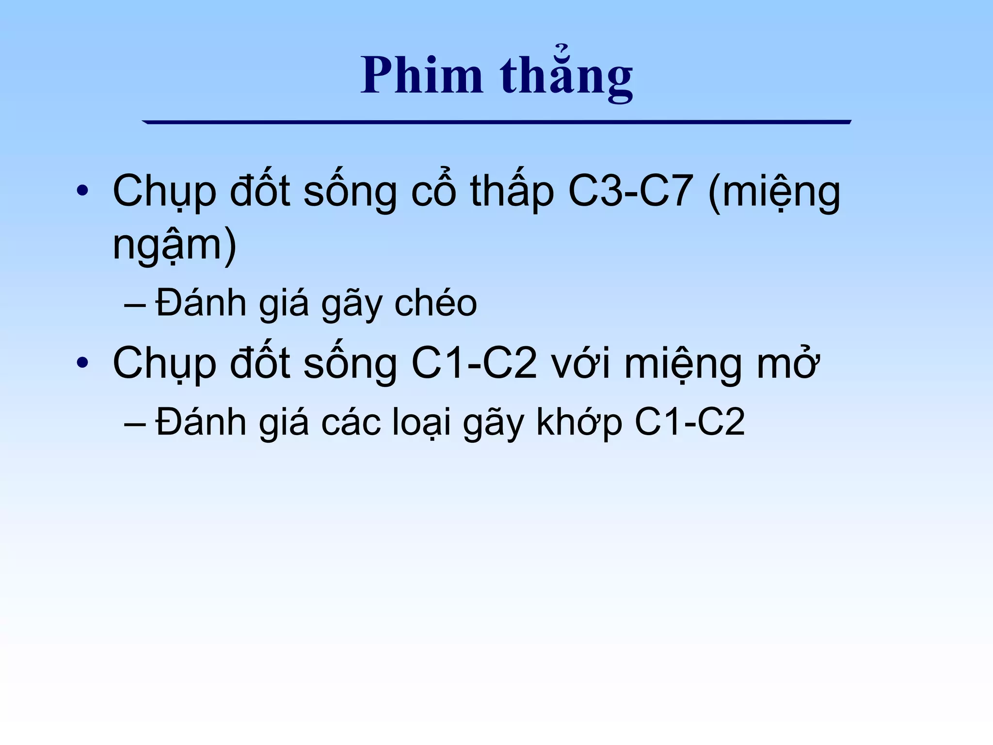 X QUANG CỘT SỐNG.pptx