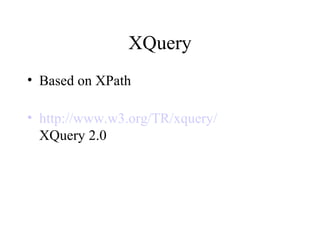 X Query for beginner | PPT