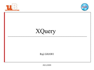 XQuery | PPT