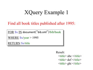 xquery.ppt Add more information to your upload | PPT
