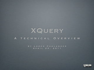 XQuery - a technical overview | PPT