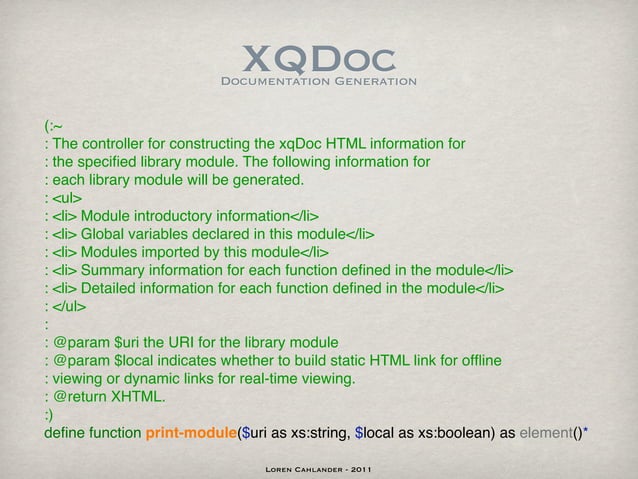 XQuery - a technical overview | PPT