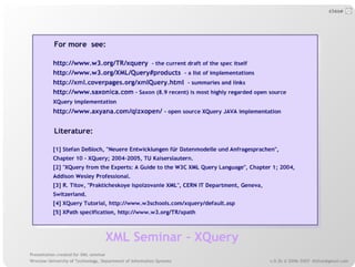 XQuery overview | PPT