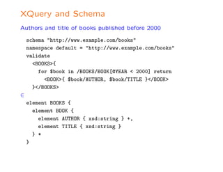 Xquery basics tutorial | PDF