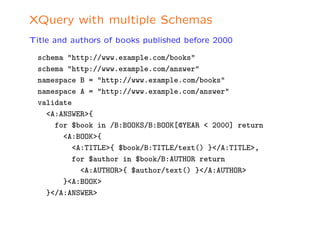 Xquery basics tutorial | PDF