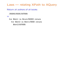 Xquery basics tutorial | PDF