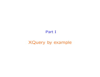 Xquery basics tutorial | PDF