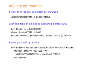 Xquery basics tutorial | PDF