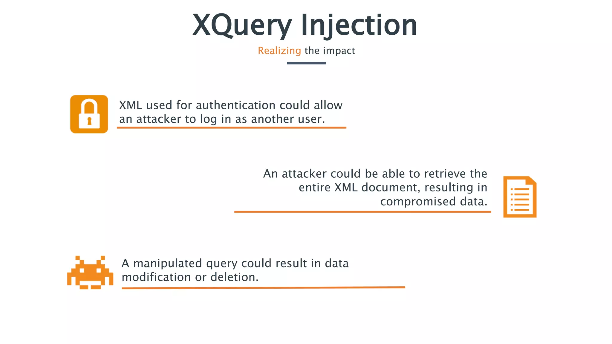 Secure Code Warrior - XQuery injection | PPTX