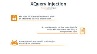 Secure Code Warrior - XQuery injection | PPTX