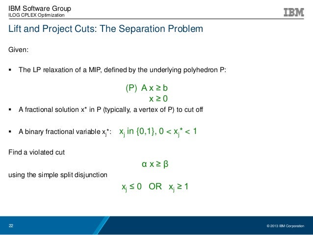 What is ibm ilog cplex optimization studio - wallinfo