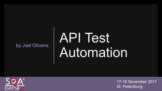API Test Automation | PPT