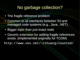 Exact Real Arithmetic for Tcl | ODP