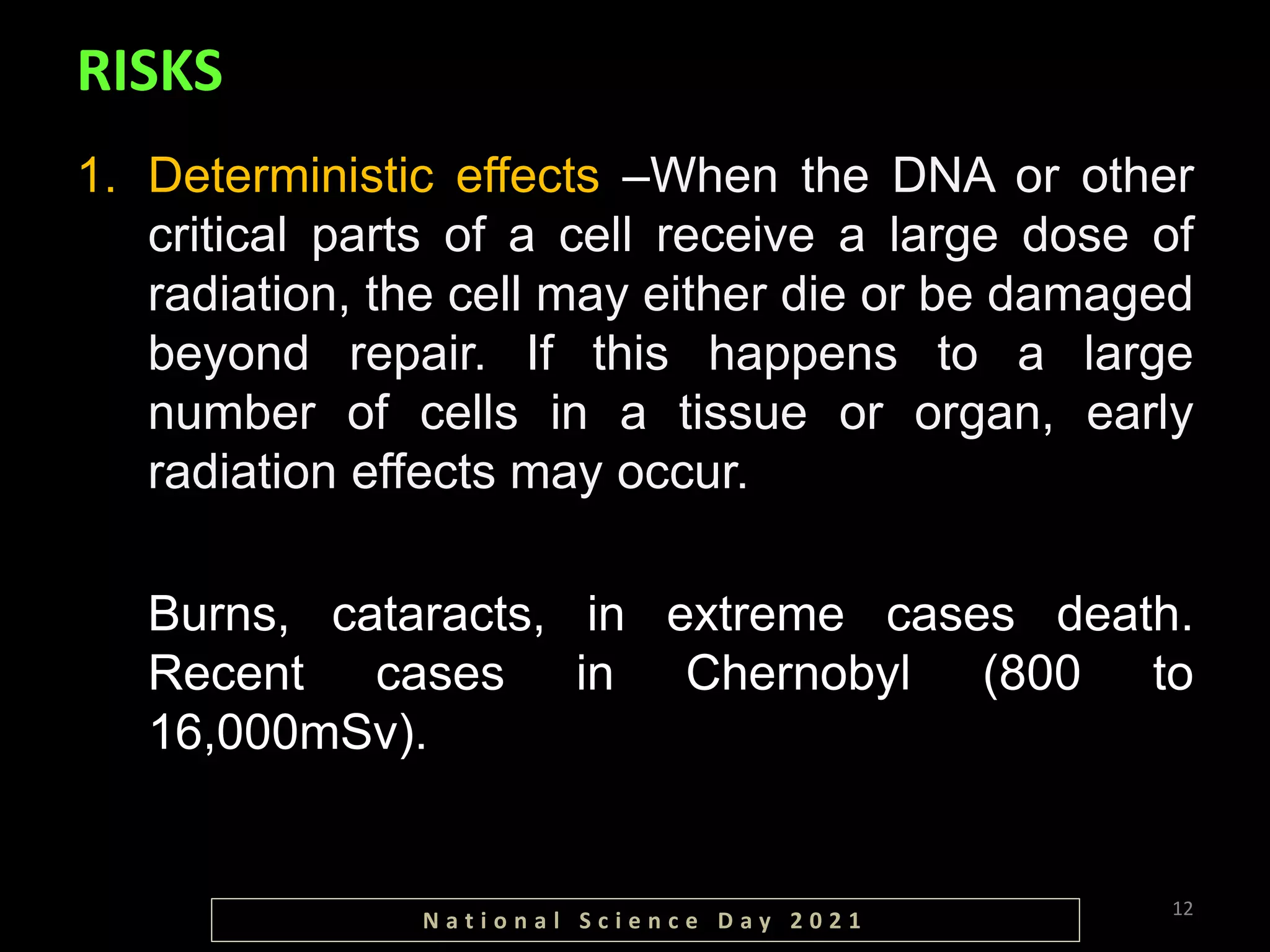 X radiation origin, purpose, procedure and risks | PPTX