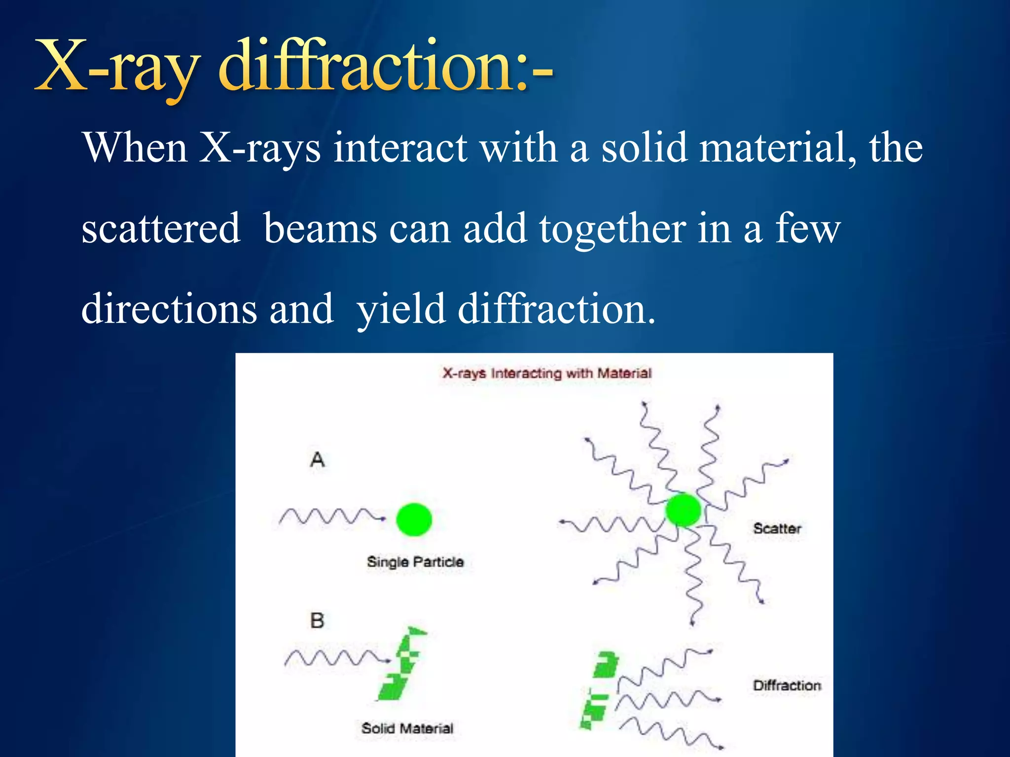 X ray powder diffraction | PPTX