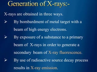 X ray powder diffraction | PPTX | Chemistry | Science