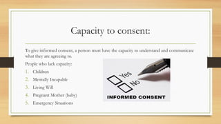 Xray and informed consent class by Dr Vaibhav | PPTX