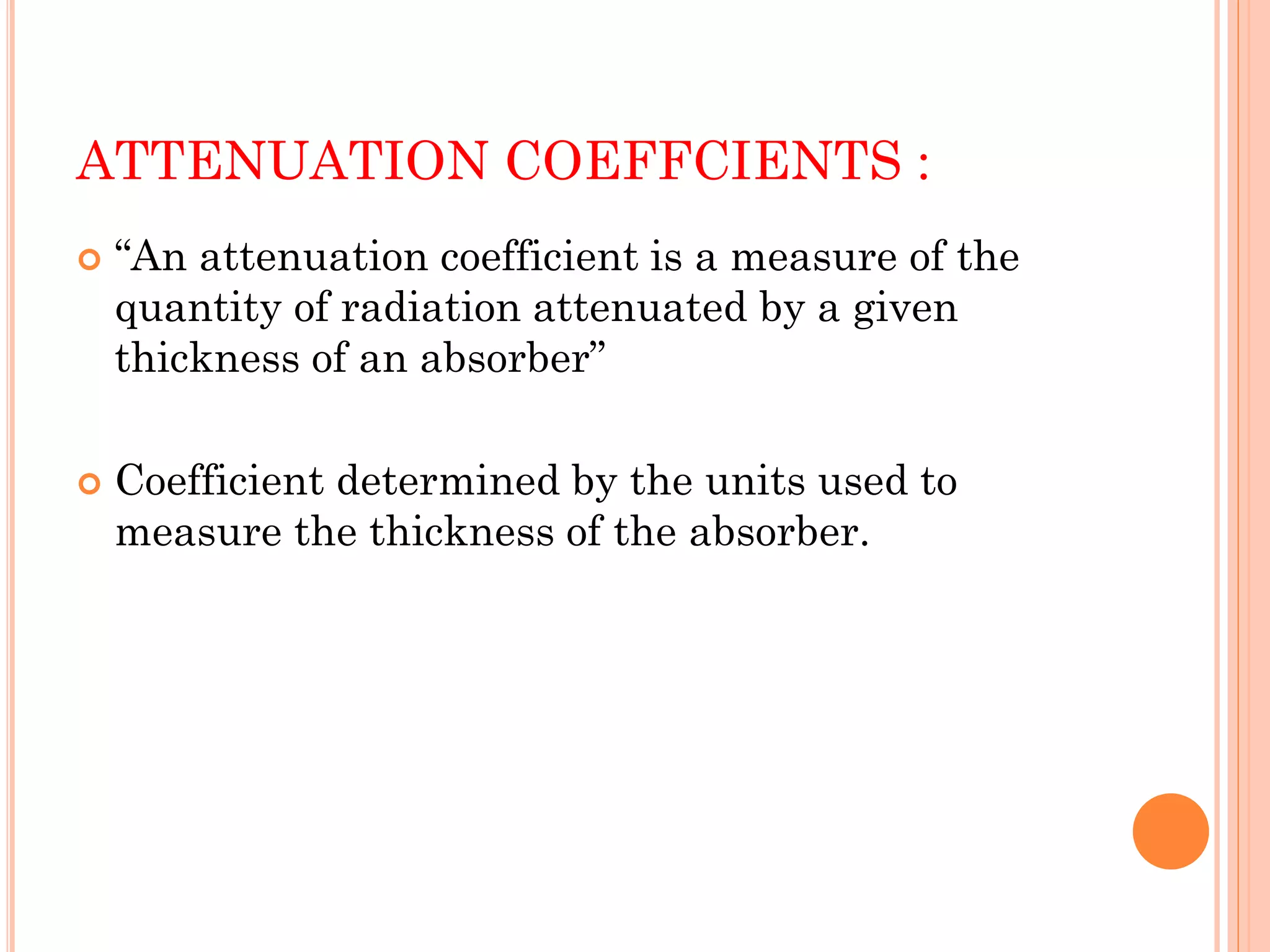 X ray attenuation | PDF