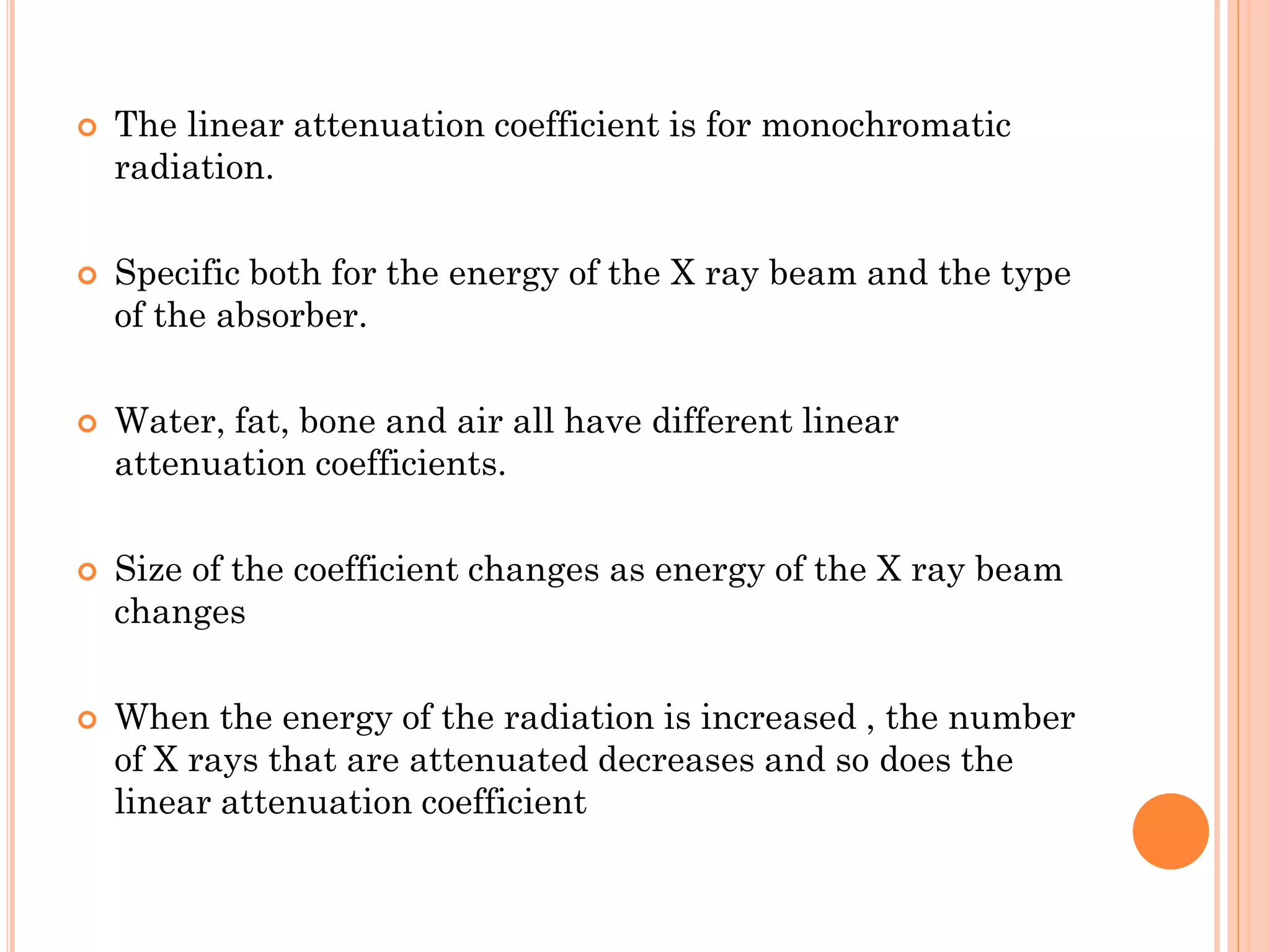X ray attenuation | PDF