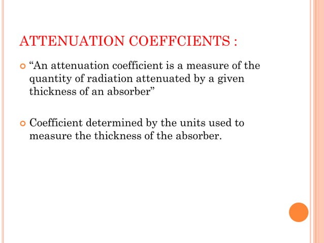 X ray attenuation | PDF