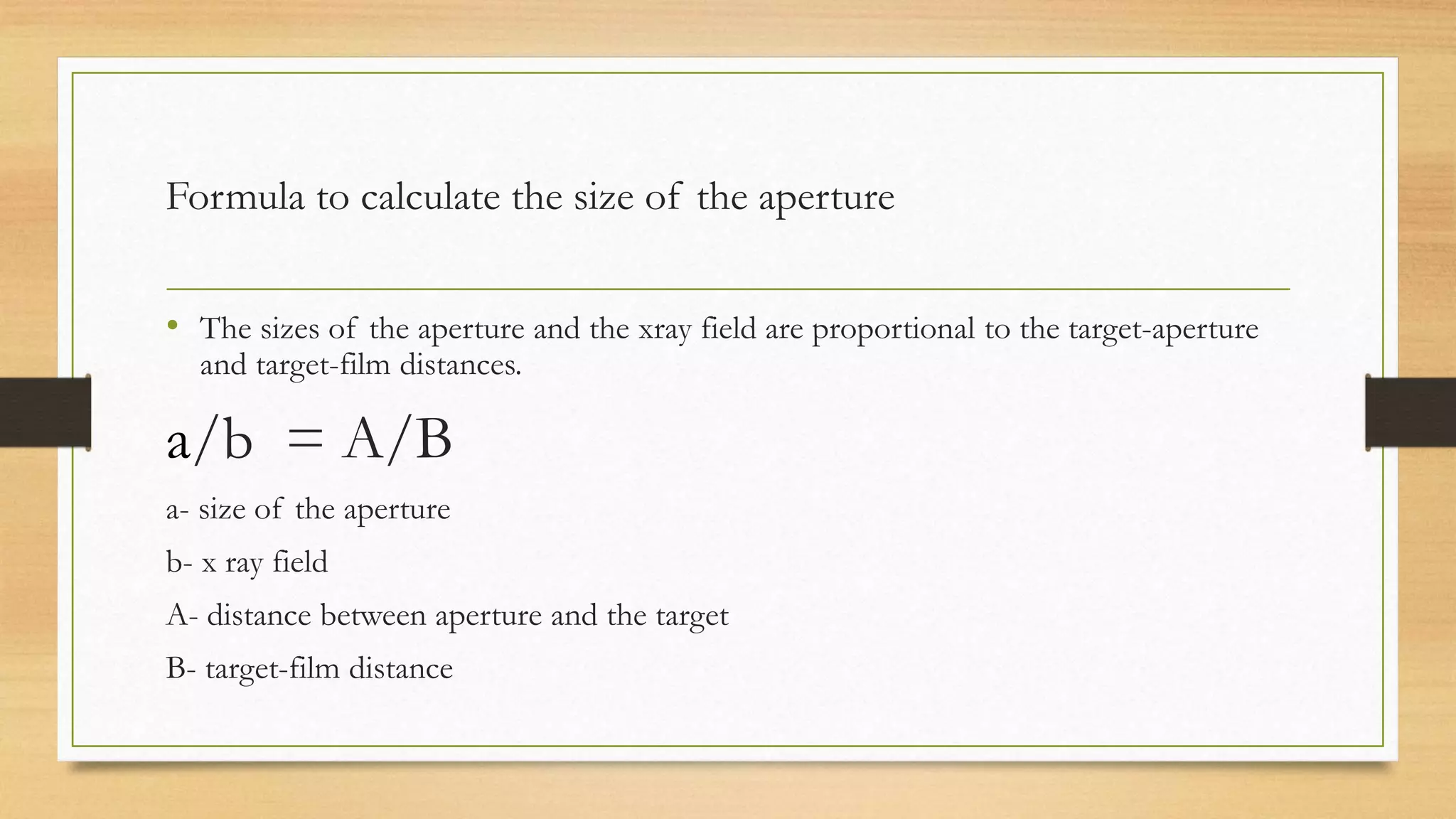Xray beam restrictors 1436711280968 | PPTX