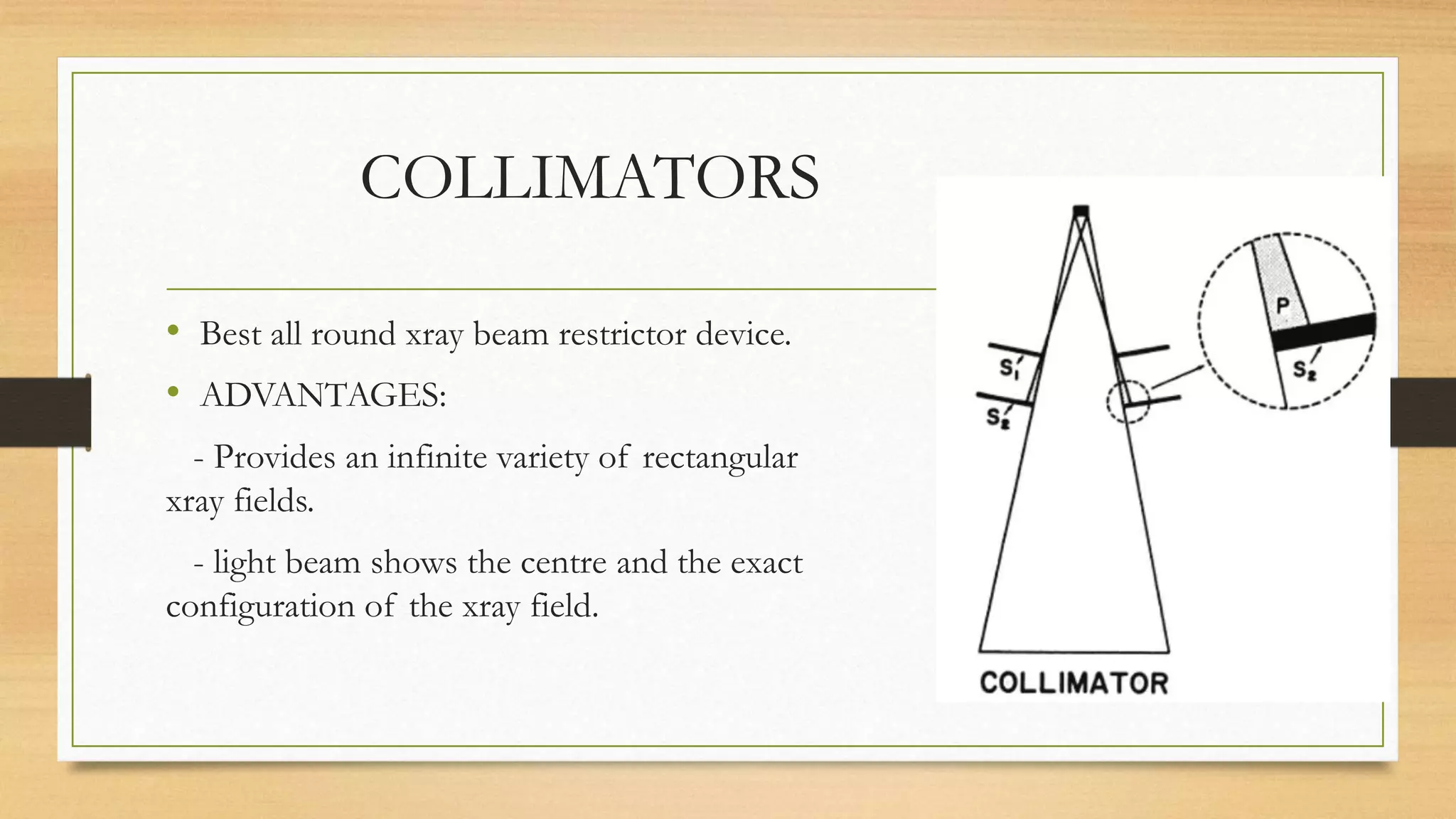 Xray beam restrictors 1436711280968 | PPTX