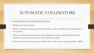 Xray beam restrictors 1436711280968 | PPTX