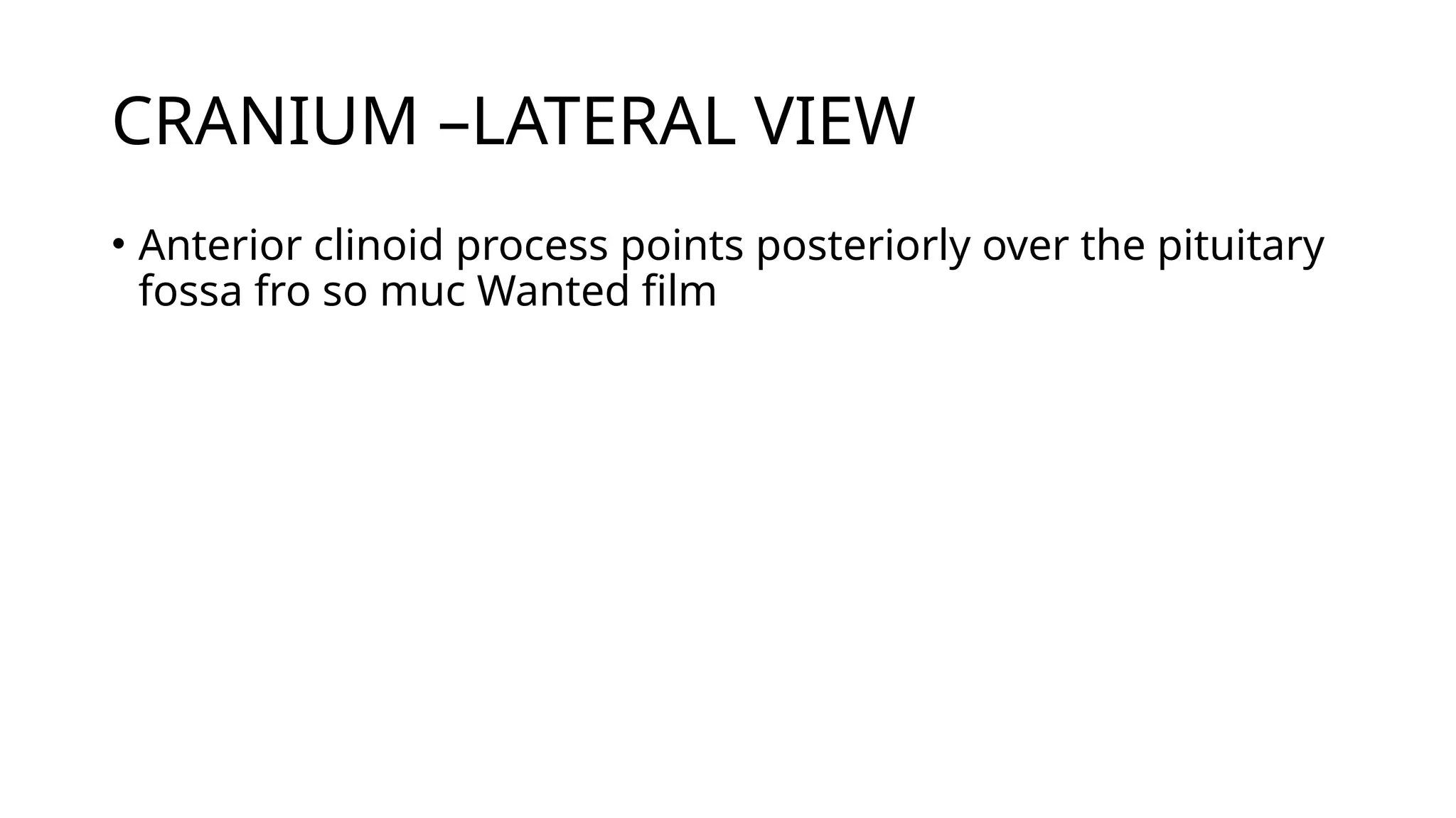 x ray cranium [Autosaved].pptx cranium xray | PPTX