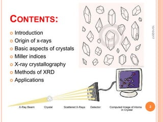 X ray crystallography | PPTX