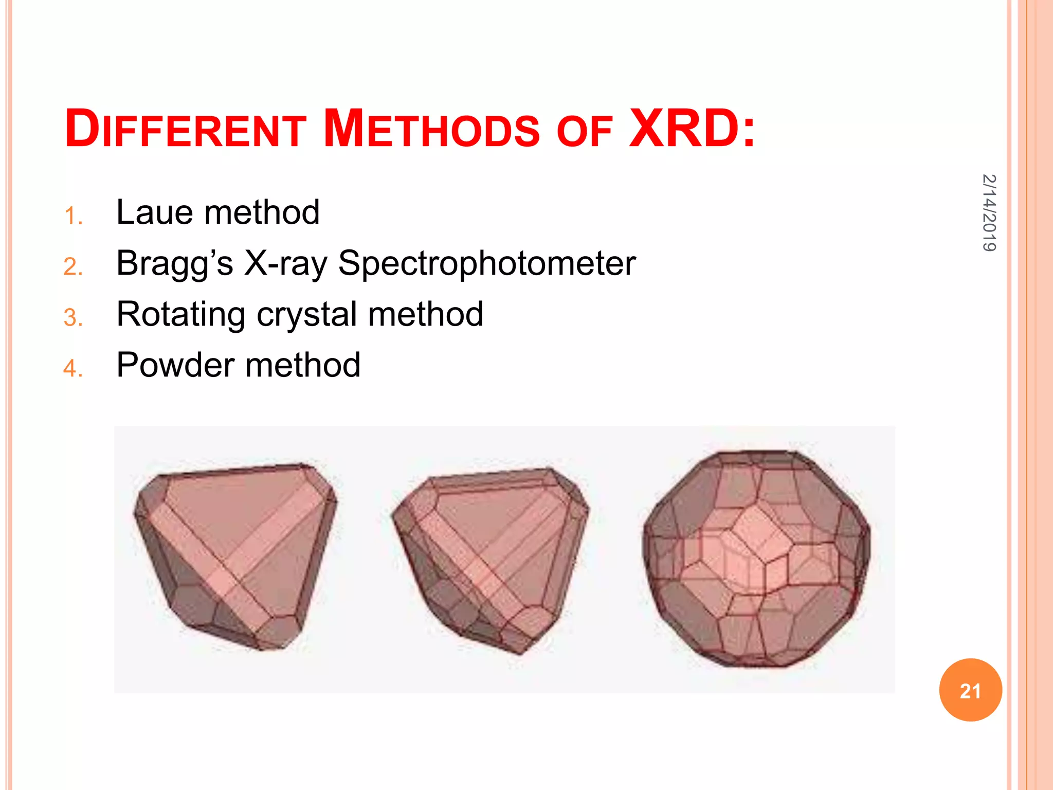 X ray crystallography | PPTX