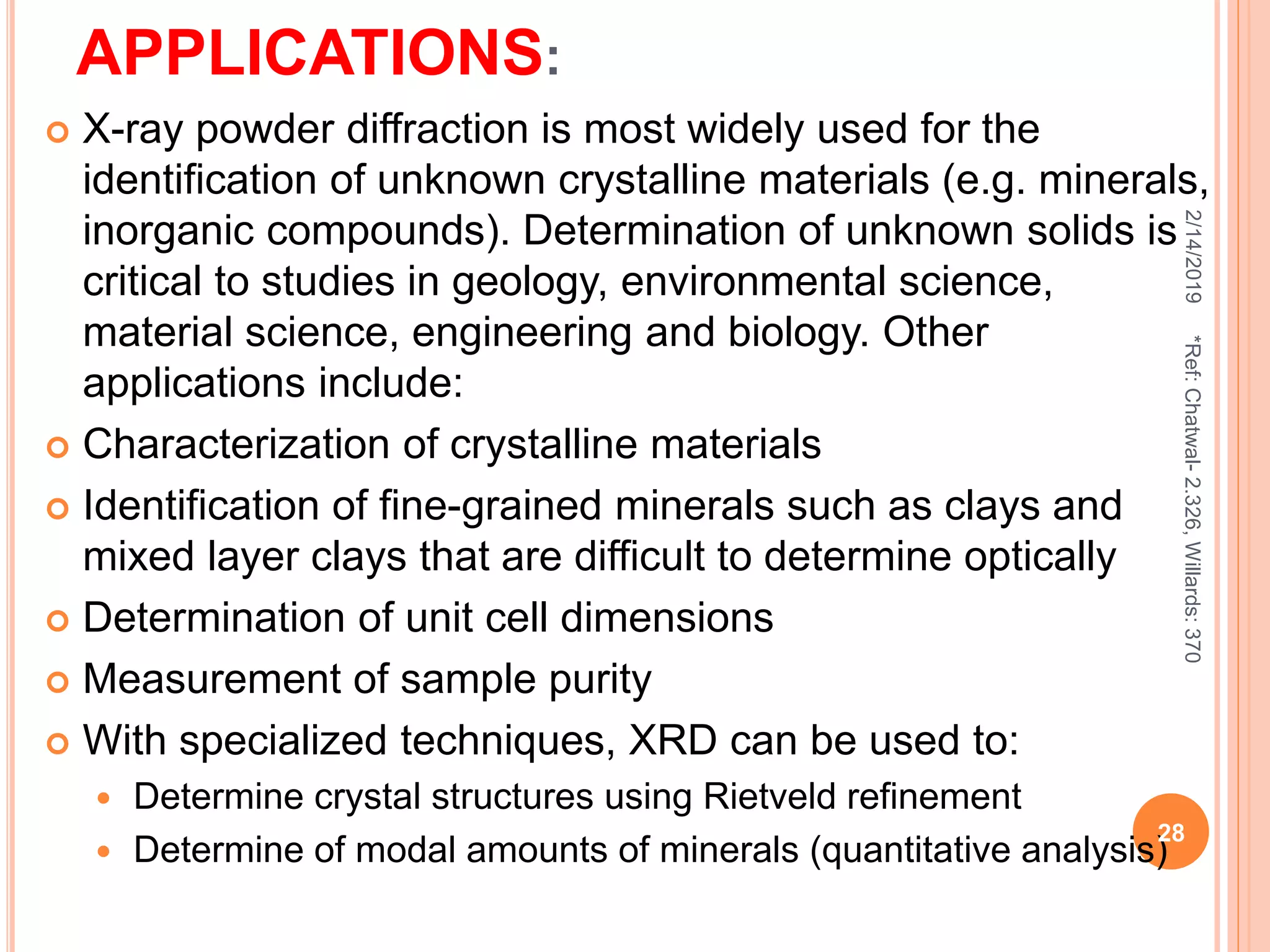 X ray crystallography | PPTX