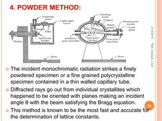 X ray crystallography | PPTX