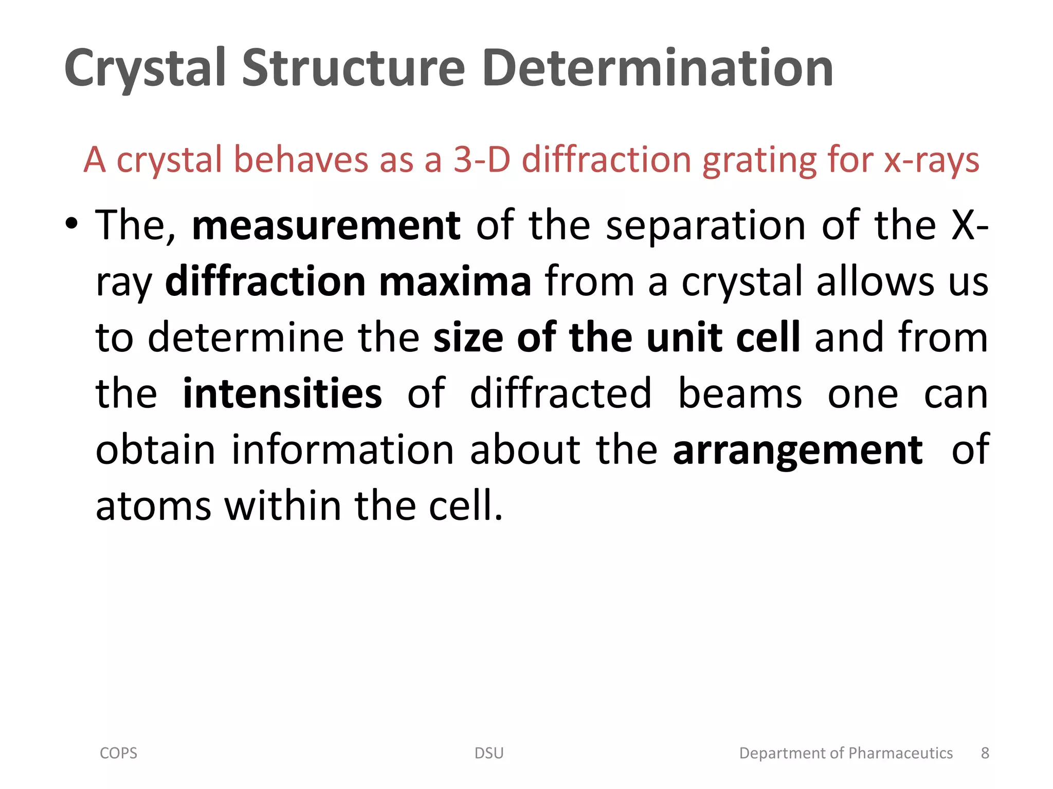 X- ray crystallography | PPT