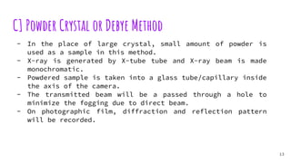 X RAY CRYSTALLOGRAPHY.pptx