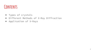 X RAY CRYSTALLOGRAPHY.pptx