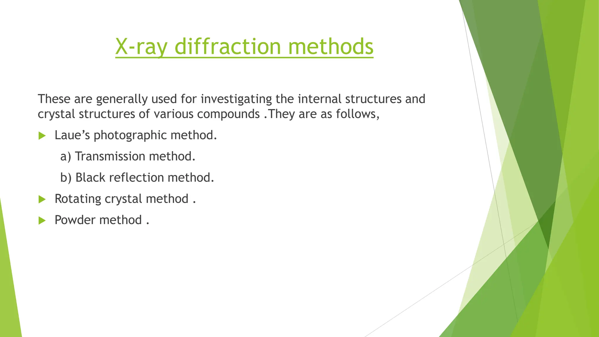 X ray crystallography.pptx principle, instrumentation | PPTX