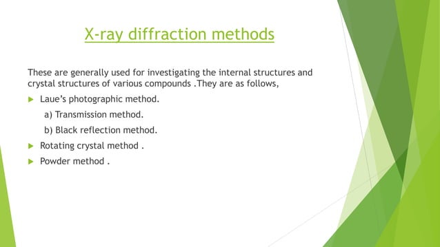 X ray crystallography.pptx principle, instrumentation | PPTX | Chemistry | Science