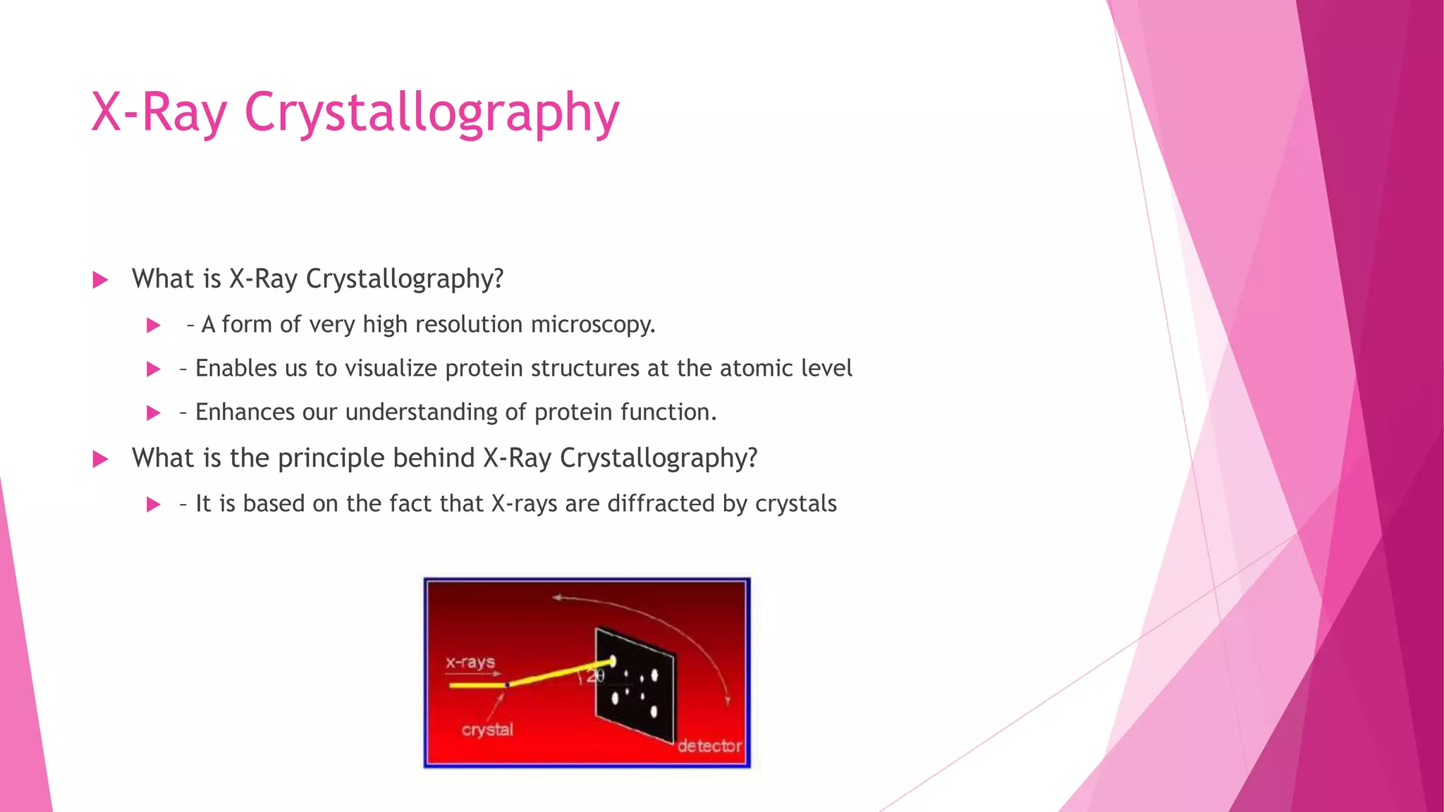 X ray crystallography analysis | PPTX