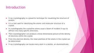 X ray crystallography analysis | PPTX