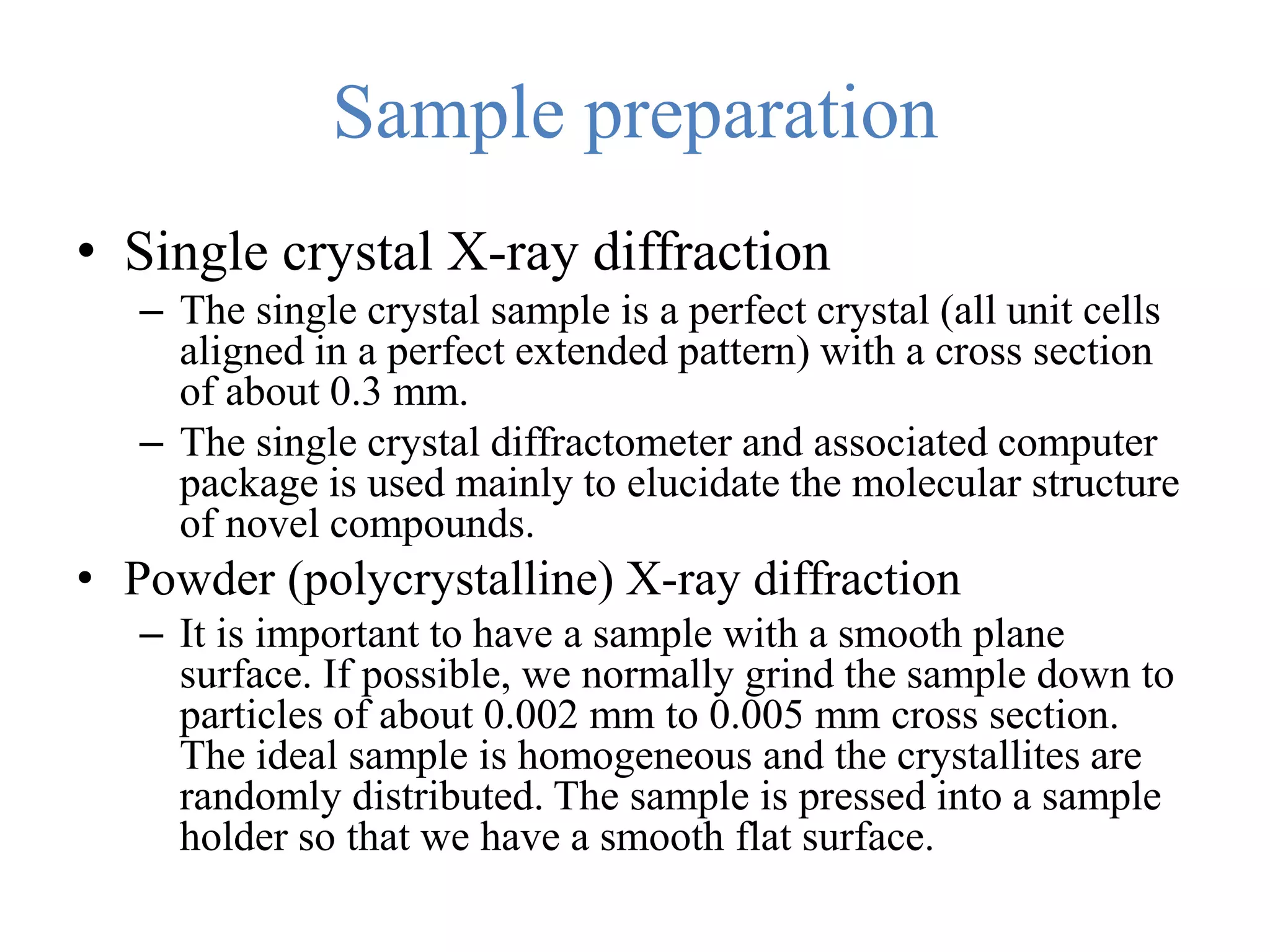 Xray diffraction | PPTX