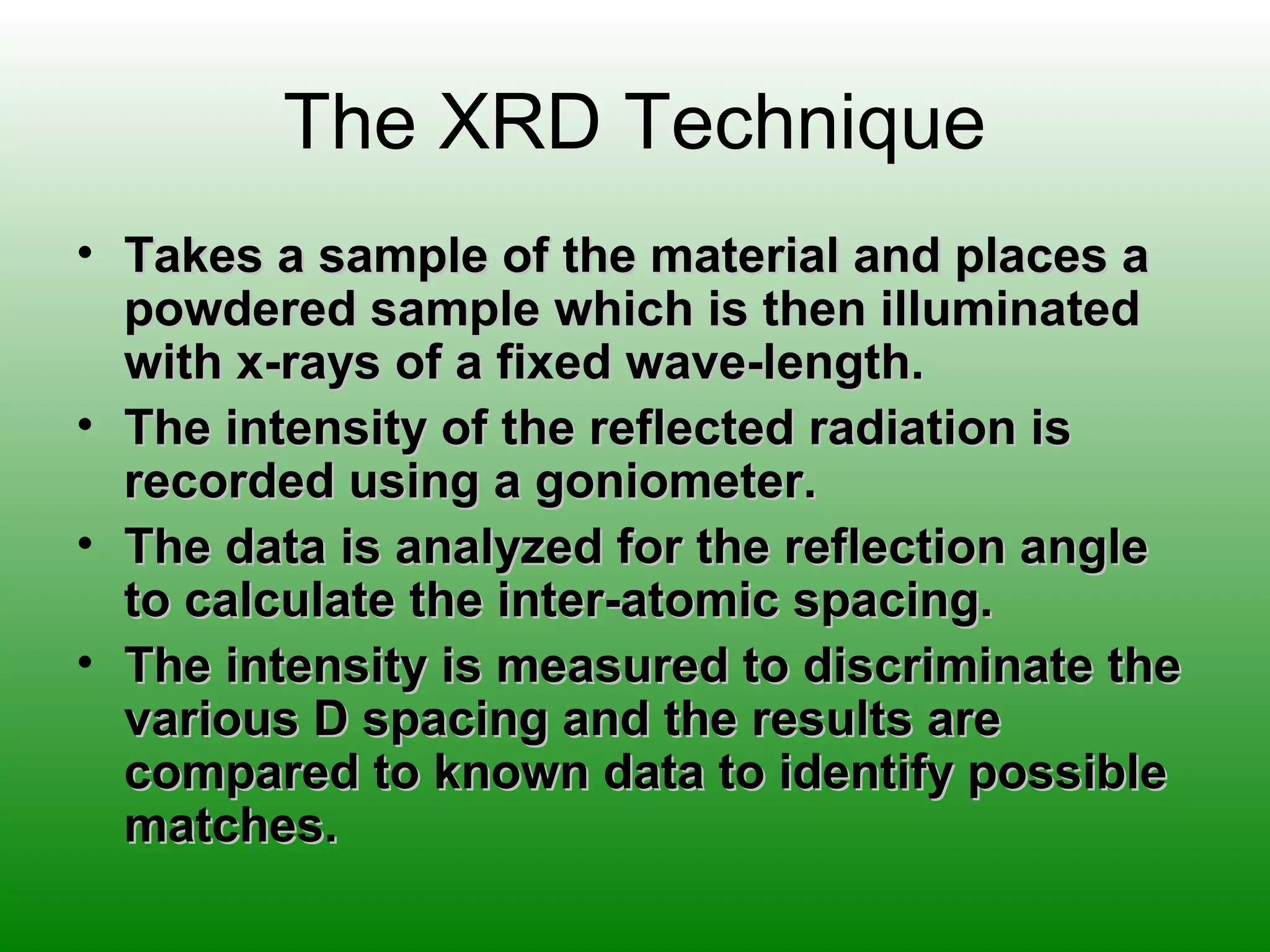 X ray diffraction | PPT