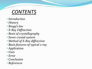 X-Ray Diffraction | PPT